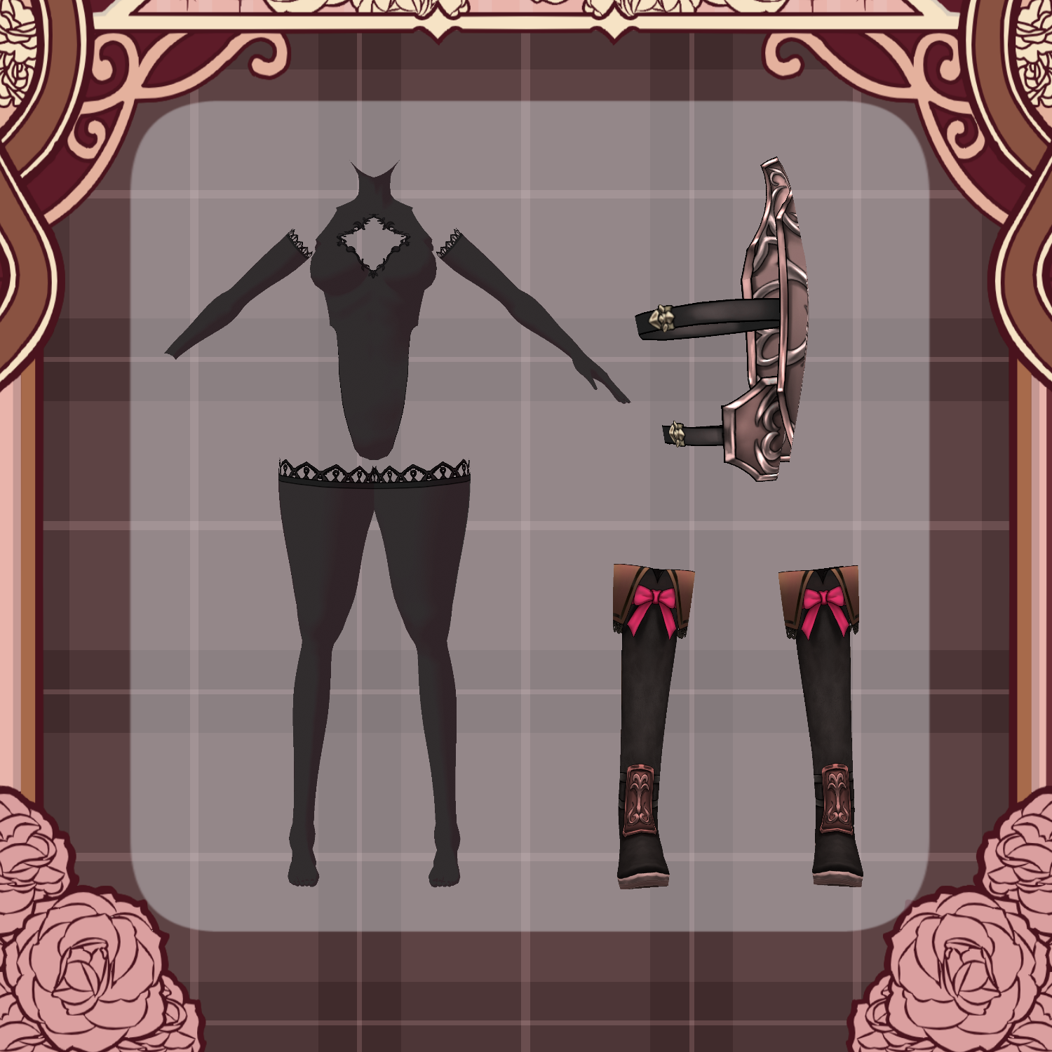 【Vroid】錬金魔女 バレンタインver【衣装】 - 緋檻屋 Scarlet Cage - BOOTH