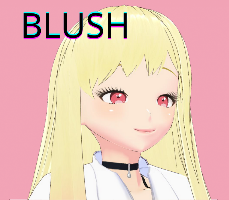 【VRoid】face makeup - blush 【👍無料】 - animationdamon - BOOTH