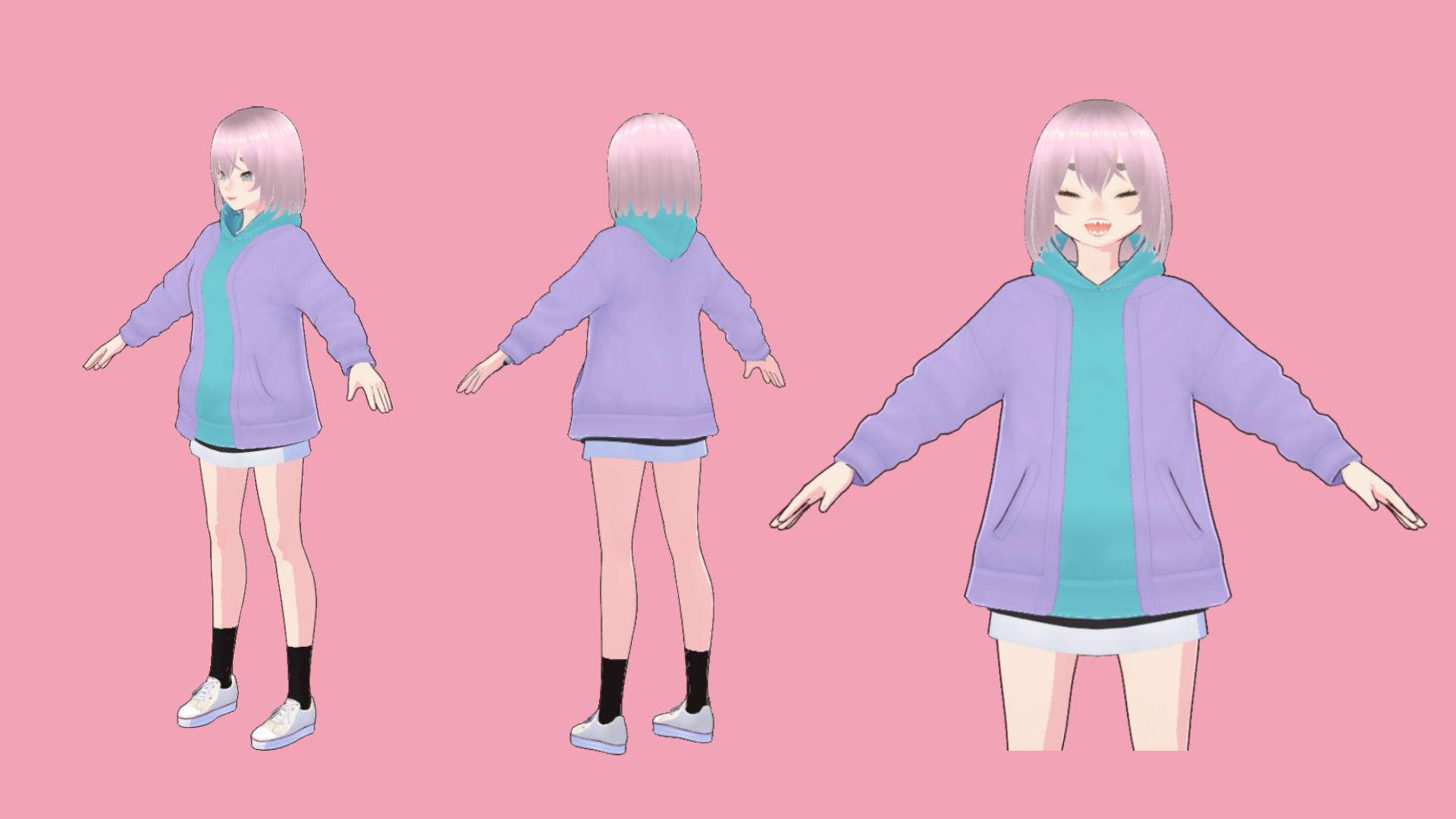 【VRoid🔥無料🔥】Hoodie - animationdamon - BOOTH