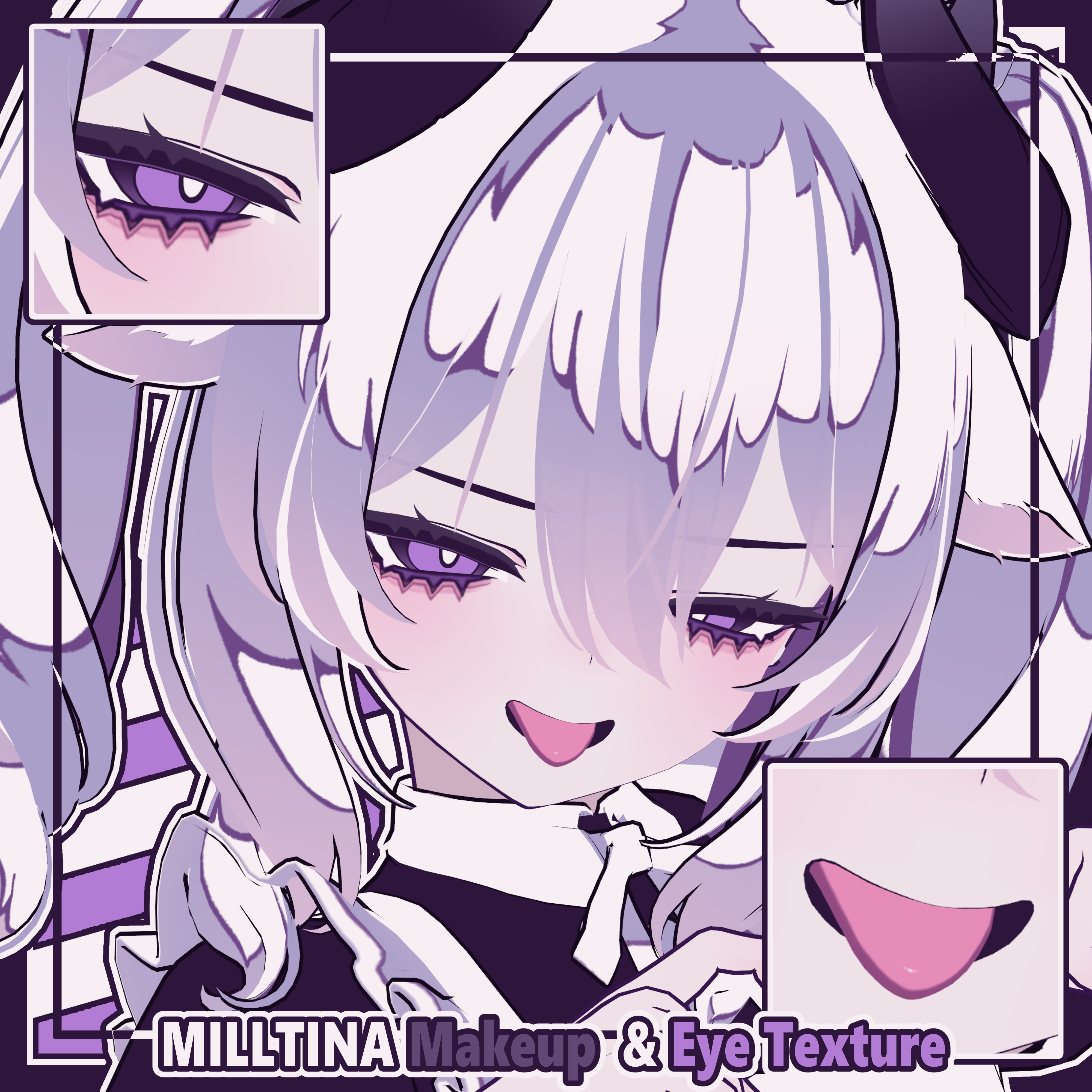【ミルティナ - Milltina】ぶらっくかう Makeup & Eye Texture - py0n2 - BOOTH