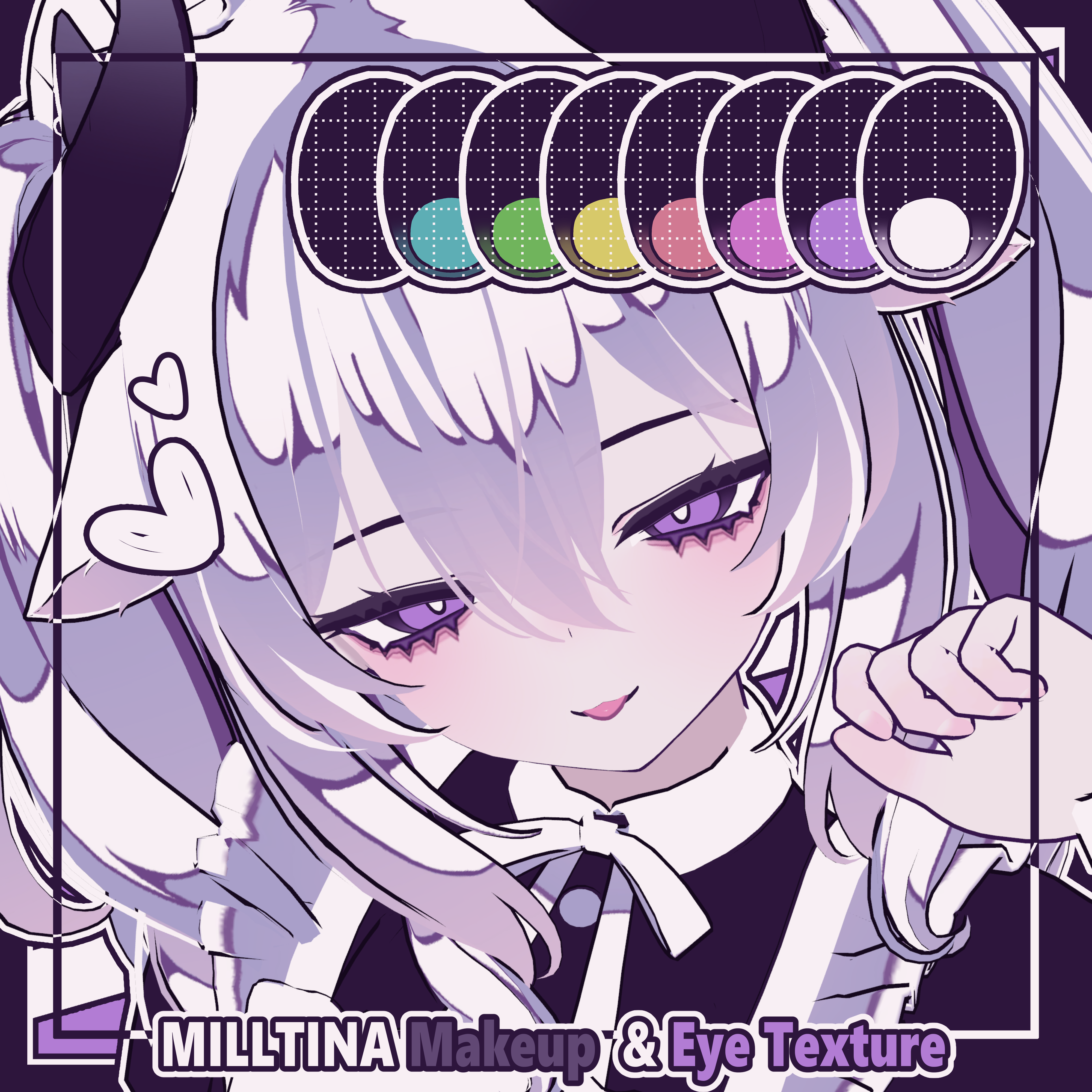 【ミルティナ - Milltina】ぶらっくかう Makeup & Eye Texture - py0n2 - BOOTH