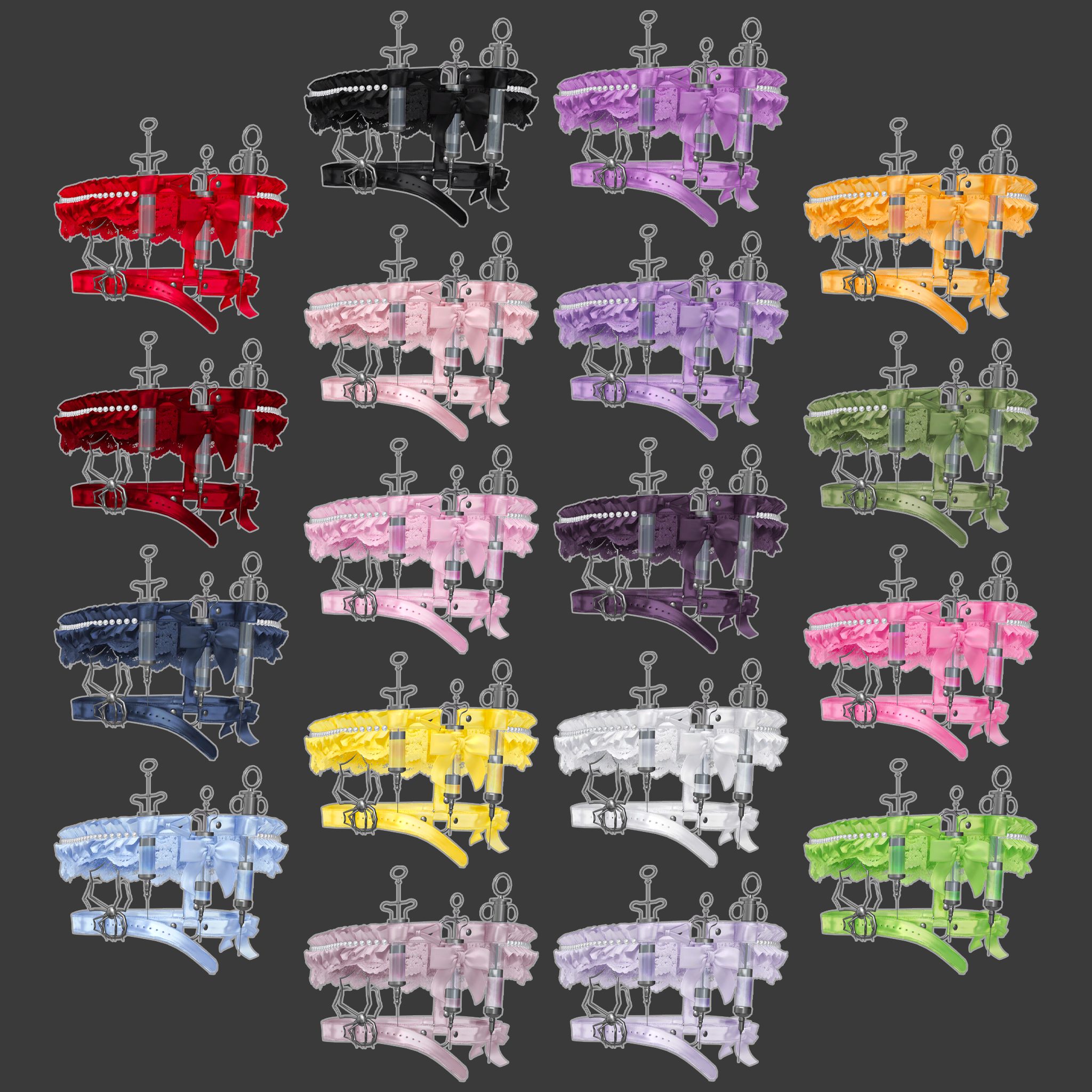 Insomnia Angel . Prefilled Syringe Garter - Insomnia Angel - BOOTH