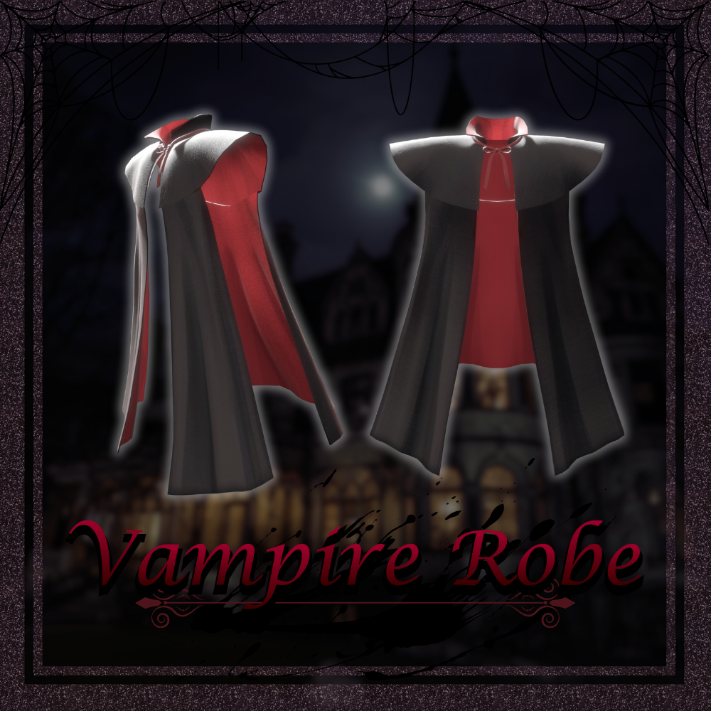 🦇 Vampire Robe 🦇【7アバター対応】 - こがねんち - BOOTH