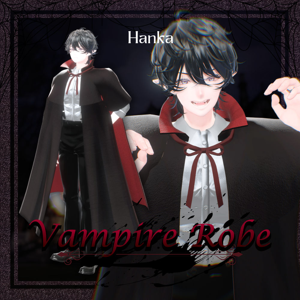 🦇 Vampire Robe 🦇【7アバター対応】 - こがねんち - BOOTH