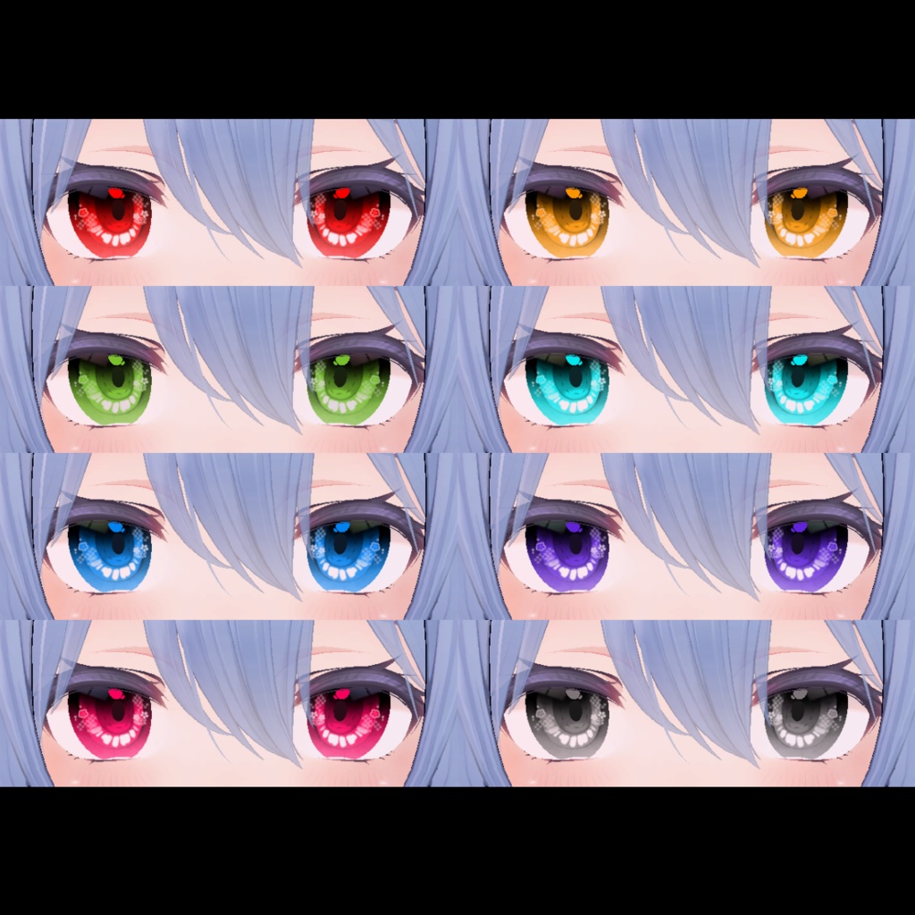 [ZEF] 竜胆(Rindo)/桔梗(Kikyo) Japanese pattern Eye Texture - zzeff - BOOTH