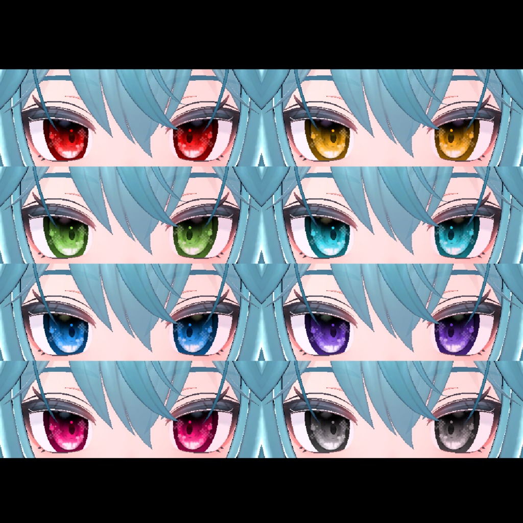 [ZEF] 竜胆(Rindo)/桔梗(Kikyo) Japanese pattern Eye Texture - zzeff - BOOTH