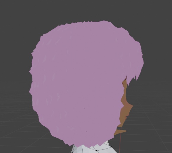 Vroid Afro with Bangs Hair Preset - ShopSharku - BOOTH