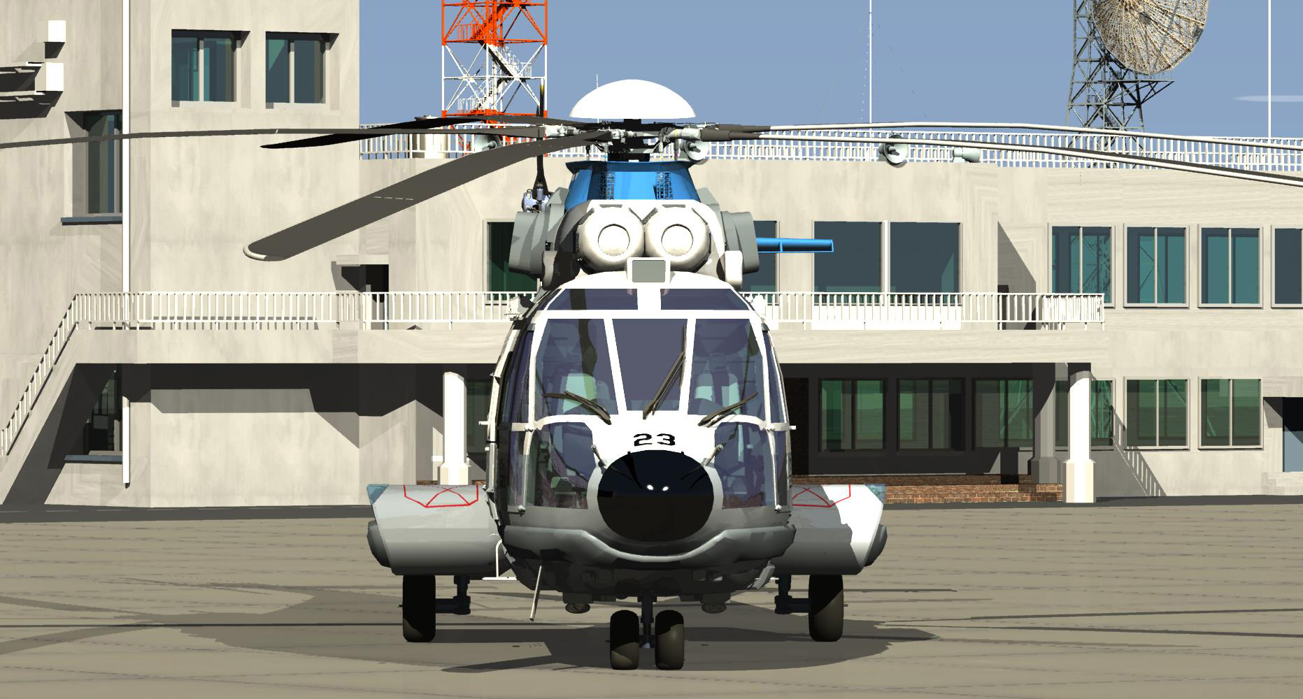 陸上自衛隊 要人移動専用ヘリH225 - 3Dえいじくん - BOOTH