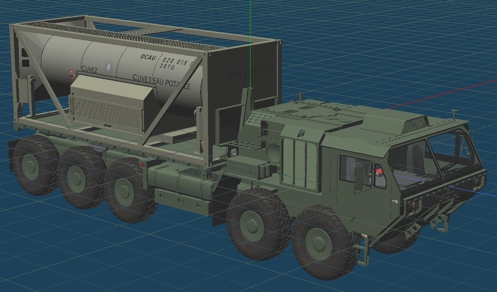 U.S. ARMY PLS (Palletized Load System) - 3Dえいじくん - BOOTH