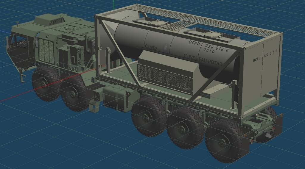 U.S. ARMY PLS (Palletized Load System) - 3Dえいじくん - BOOTH