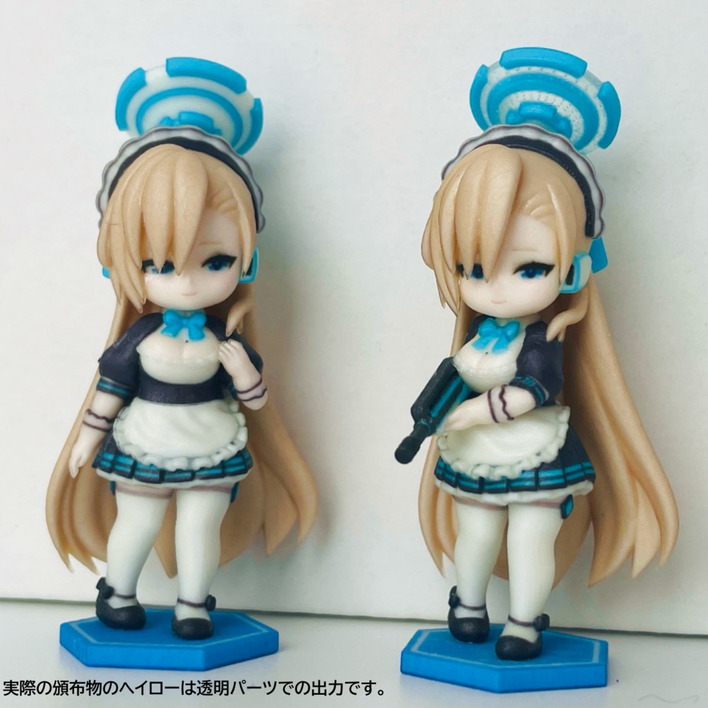 「ブルーアーカイブ」アスナ ちびキャラフィギュア - 色彩造形工房 - BOOTH