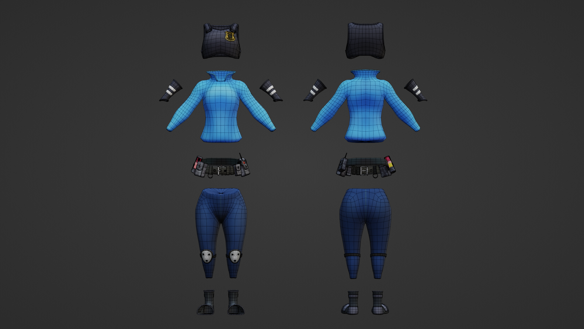 Judy Hopps Vrchat Avatar - jabberdeer - BOOTH