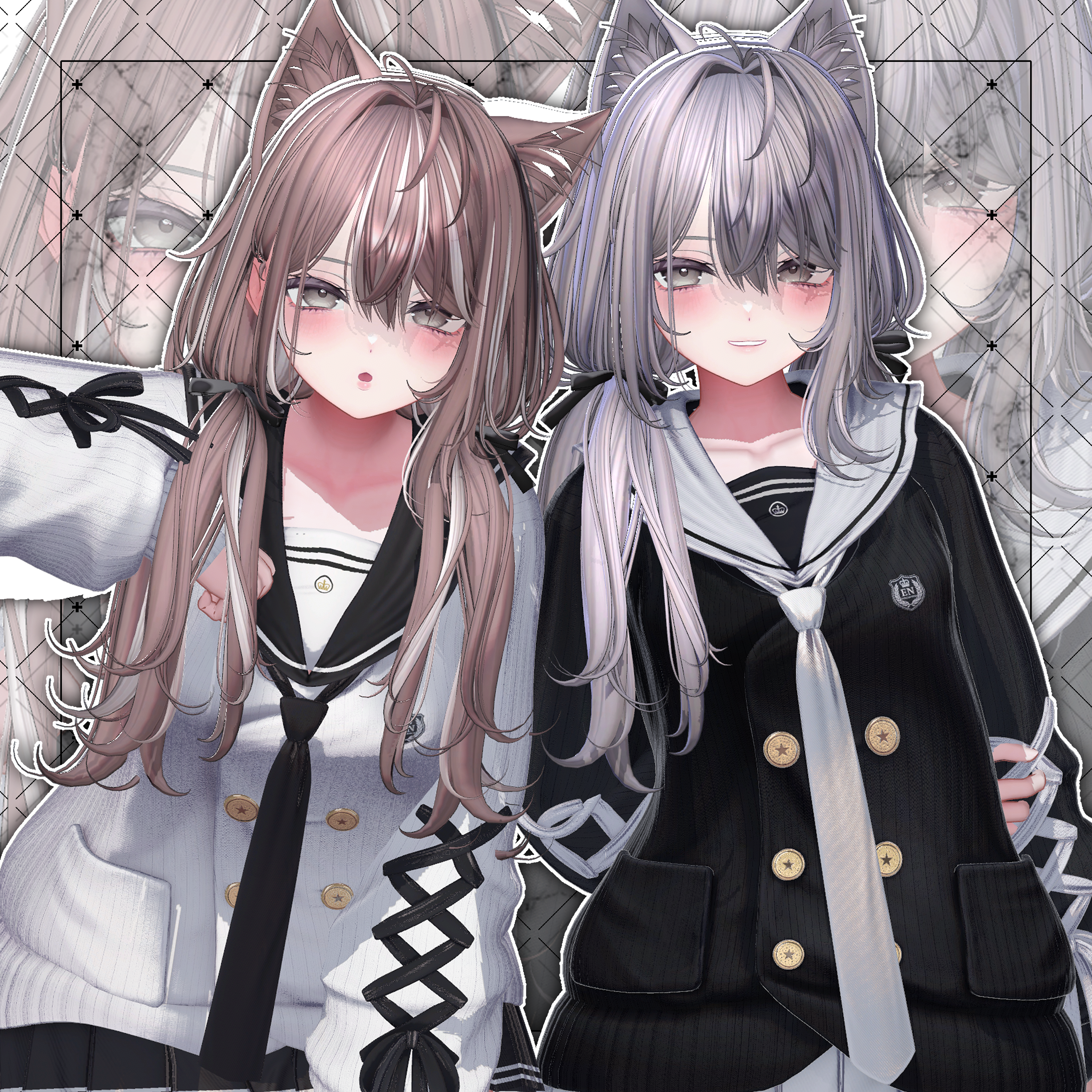 【VRC想定】Oversleep low Twin Tail - GLAY Unknown - BOOTH