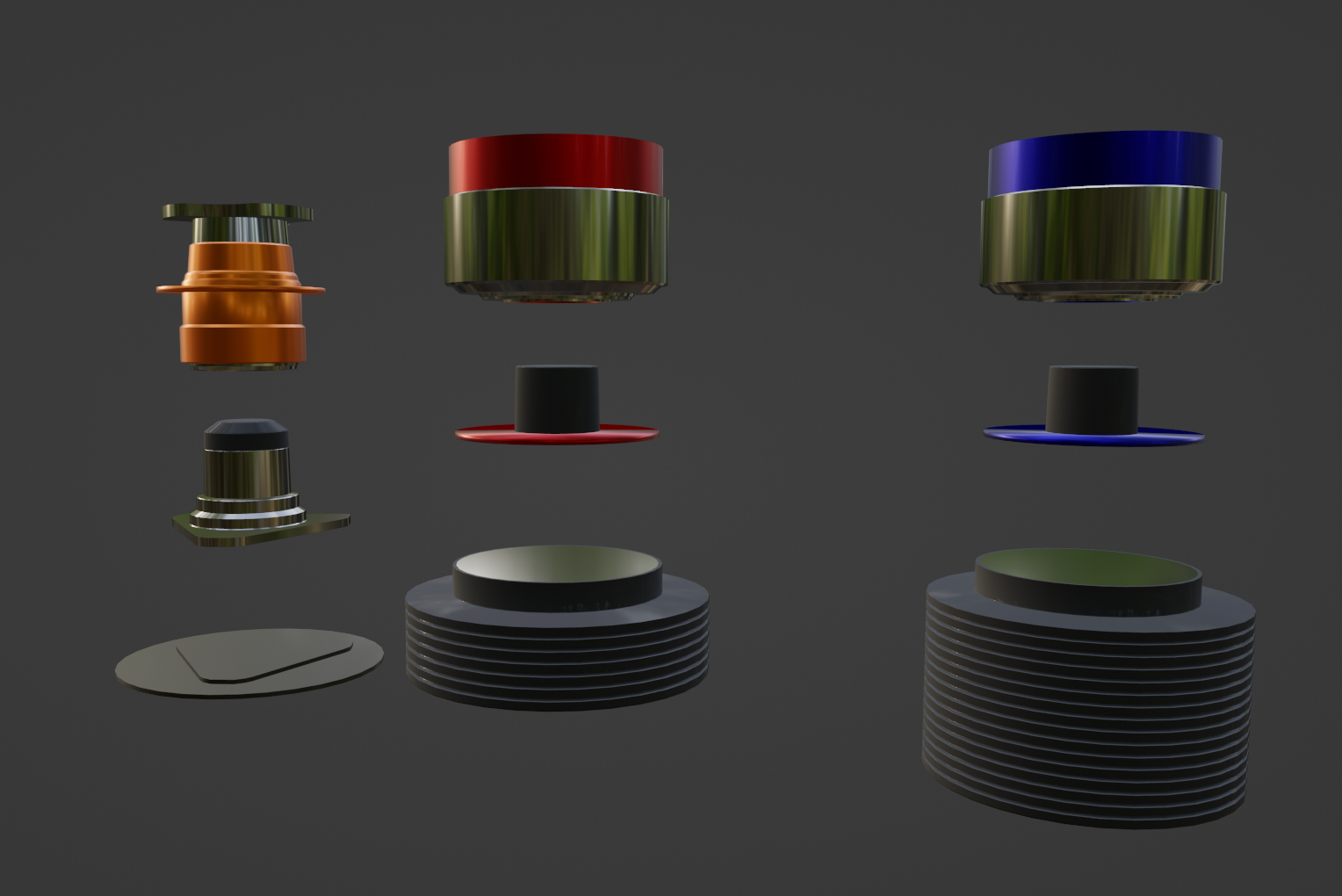 VRC想定、3Dモデル クイックリリース・ステアリングボスset - hari works - BOOTH