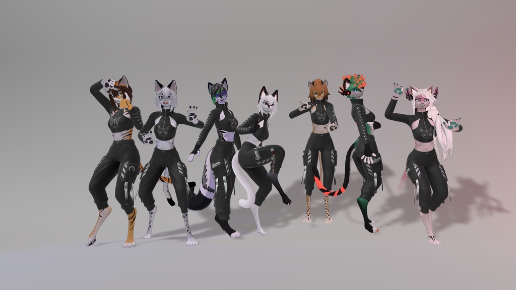 Nocturnal Runner for Vixine [VRChat] - Pawlygon - BOOTH