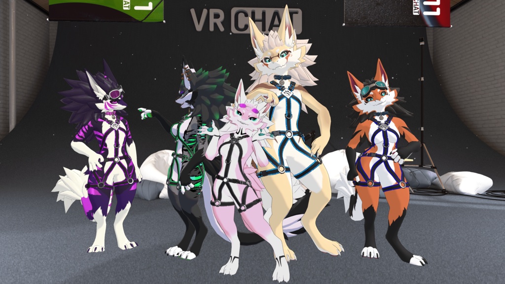 Novabeast Harness [VRCHAT] - Pawlygon - BOOTH
