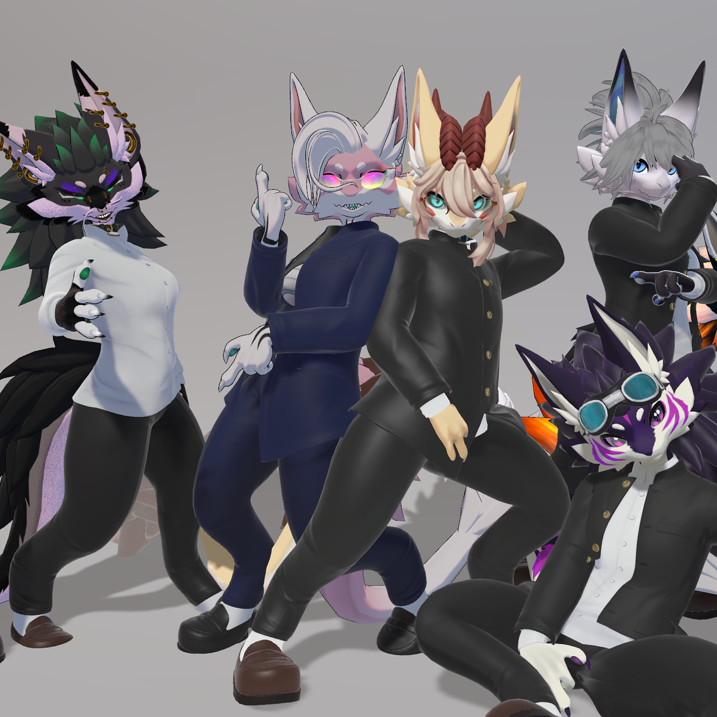 Novabeast Gakuran Outfit [VRChat] 学ラン - Pawlygon - BOOTH