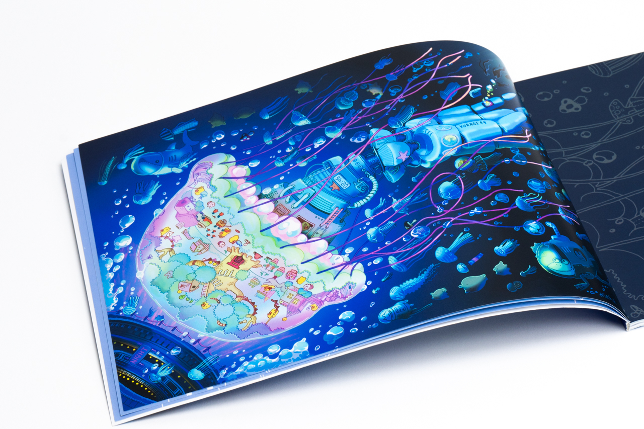 イラスト集「脳内探索」 asaha Illustration & Making book - asahaキャラクターショップ - BOOTH