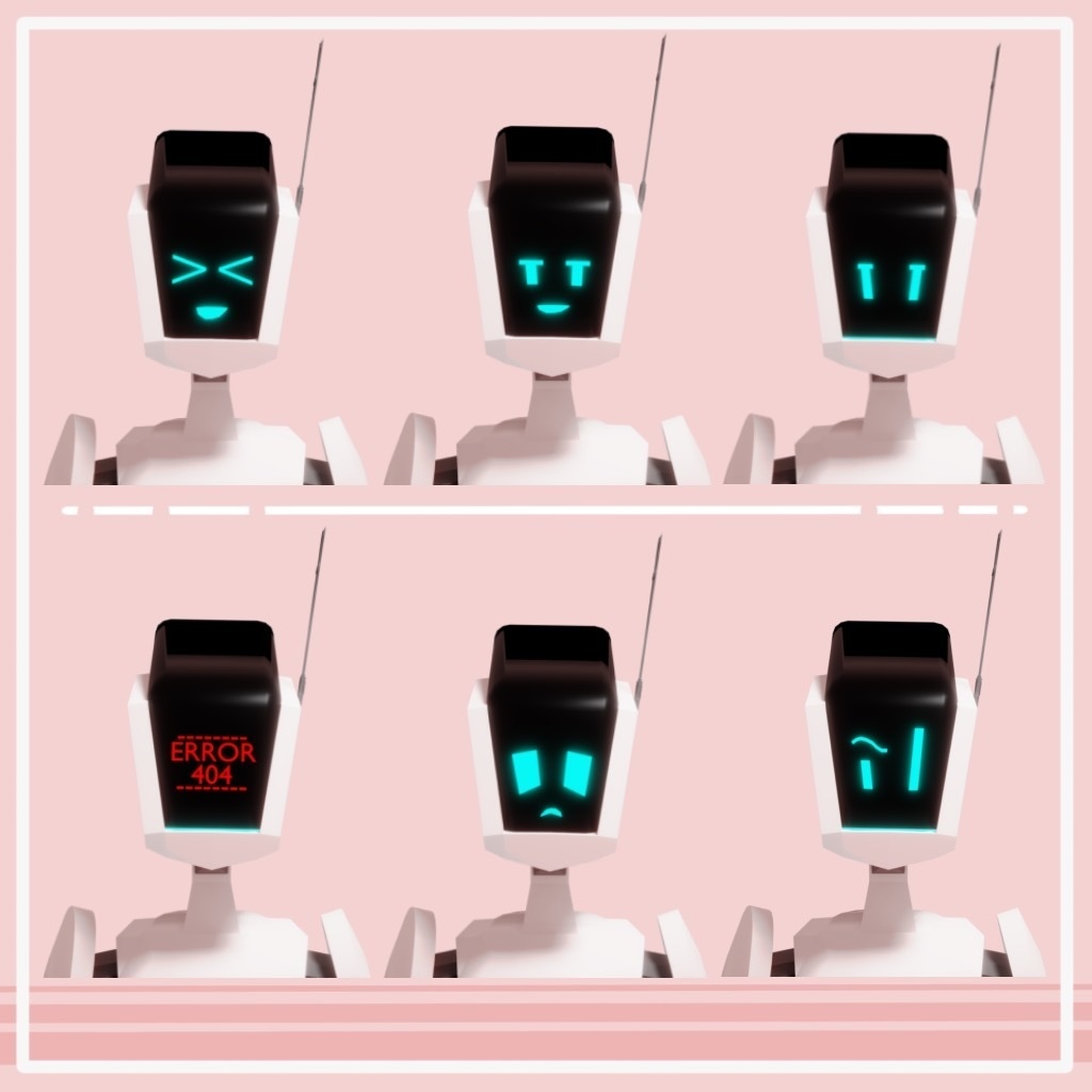 VRChat Quest アバター [Opti-BOT] - saikoart-finn - BOOTH