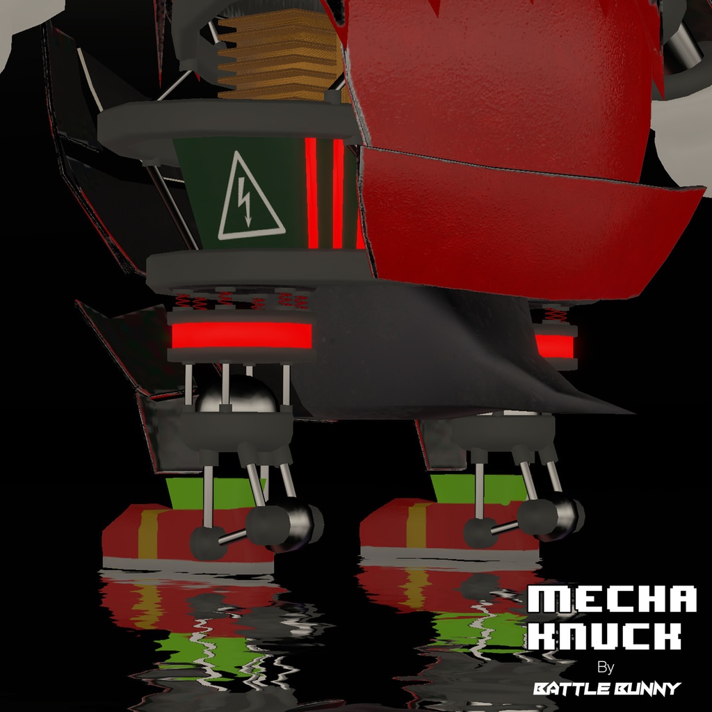 [Original 3D Model] Mecha Knuck - Battle Bunny Mods - BOOTH