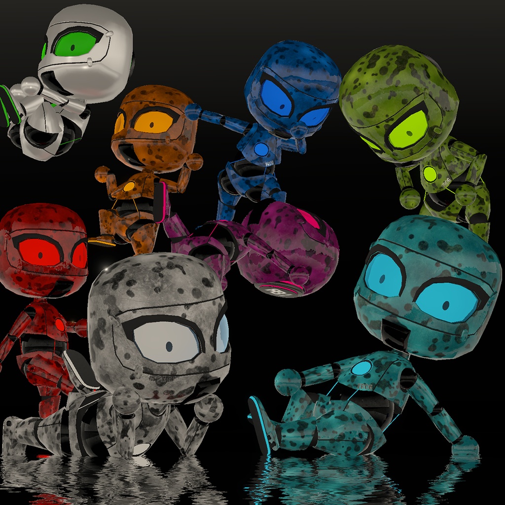 [Original 3D Model] FROG Avatar Pack - Battle Bunny Mods - BOOTH