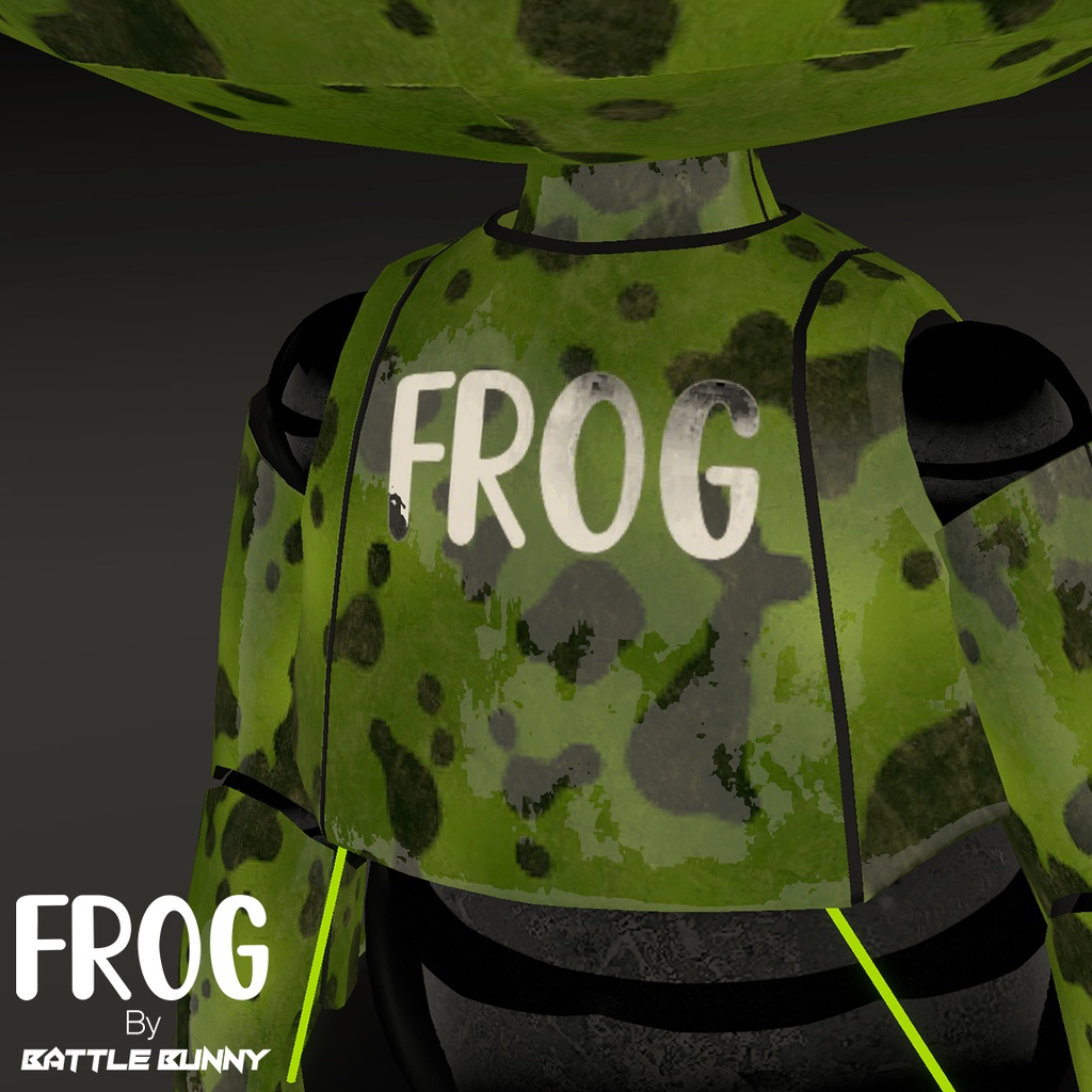 [Original 3D Model] FROG Avatar Pack - Battle Bunny Mods - BOOTH