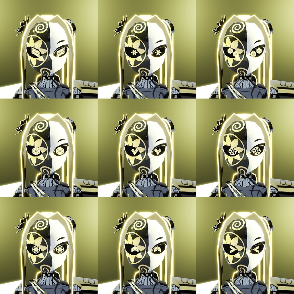 [Original 3D Model] Regalia RG-1 Royal Robot VRChat Avatar - Battle Bunny Mods - BOOTH