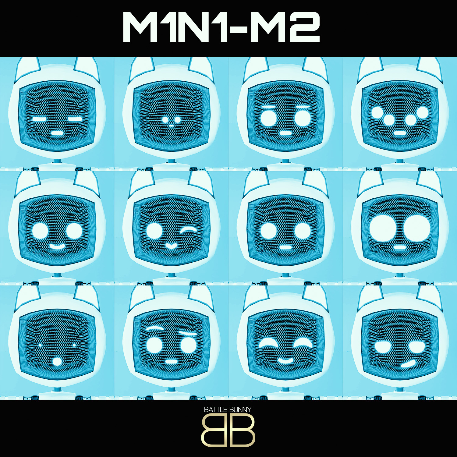 [Original 3D Model] M1N1-M2 Cute Neko Bot VRChat Avatar - Battle Bunny ...