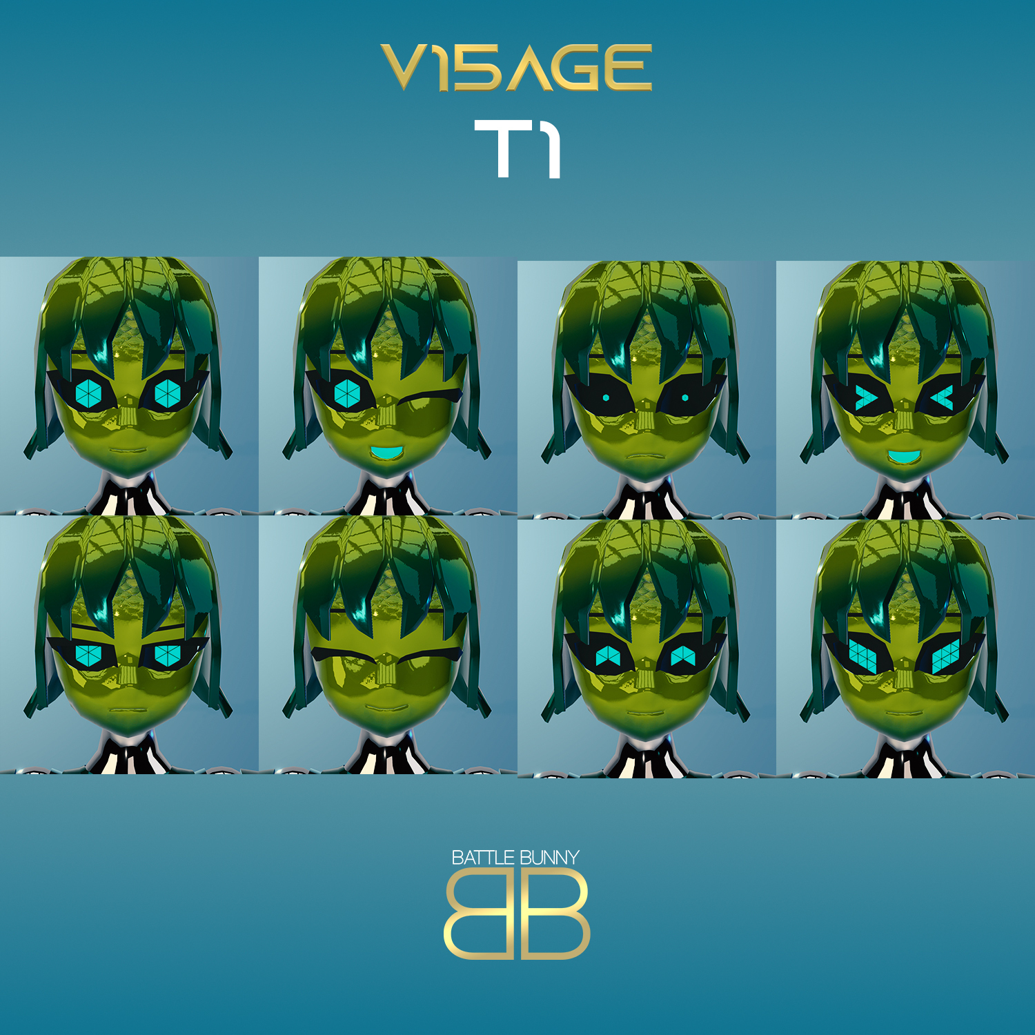 [Original 3D Model] V15AGE T1 Marine Monster Girl Robot VRChat Avatar ...