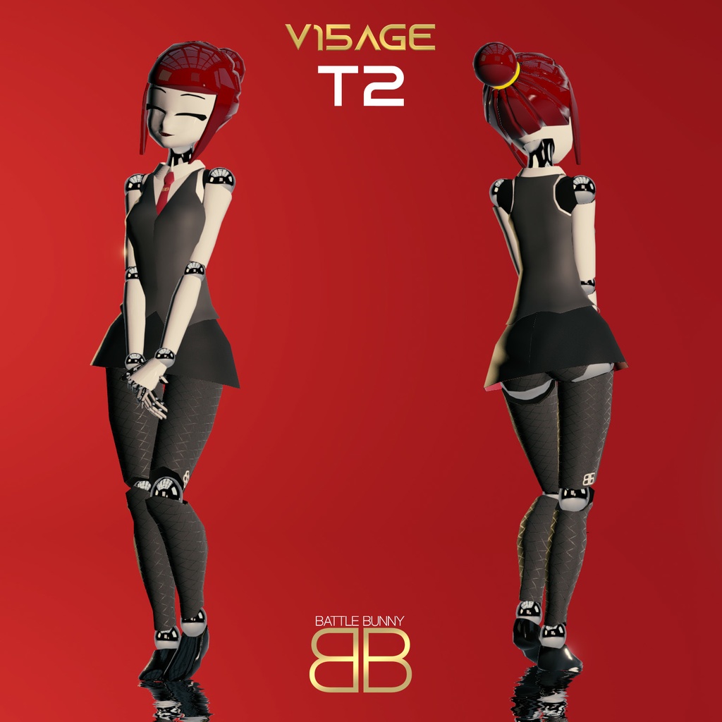 [Original 3D Model] V15AGE T2 Hotel Formal Robot VRChat Avatar - Battle ...