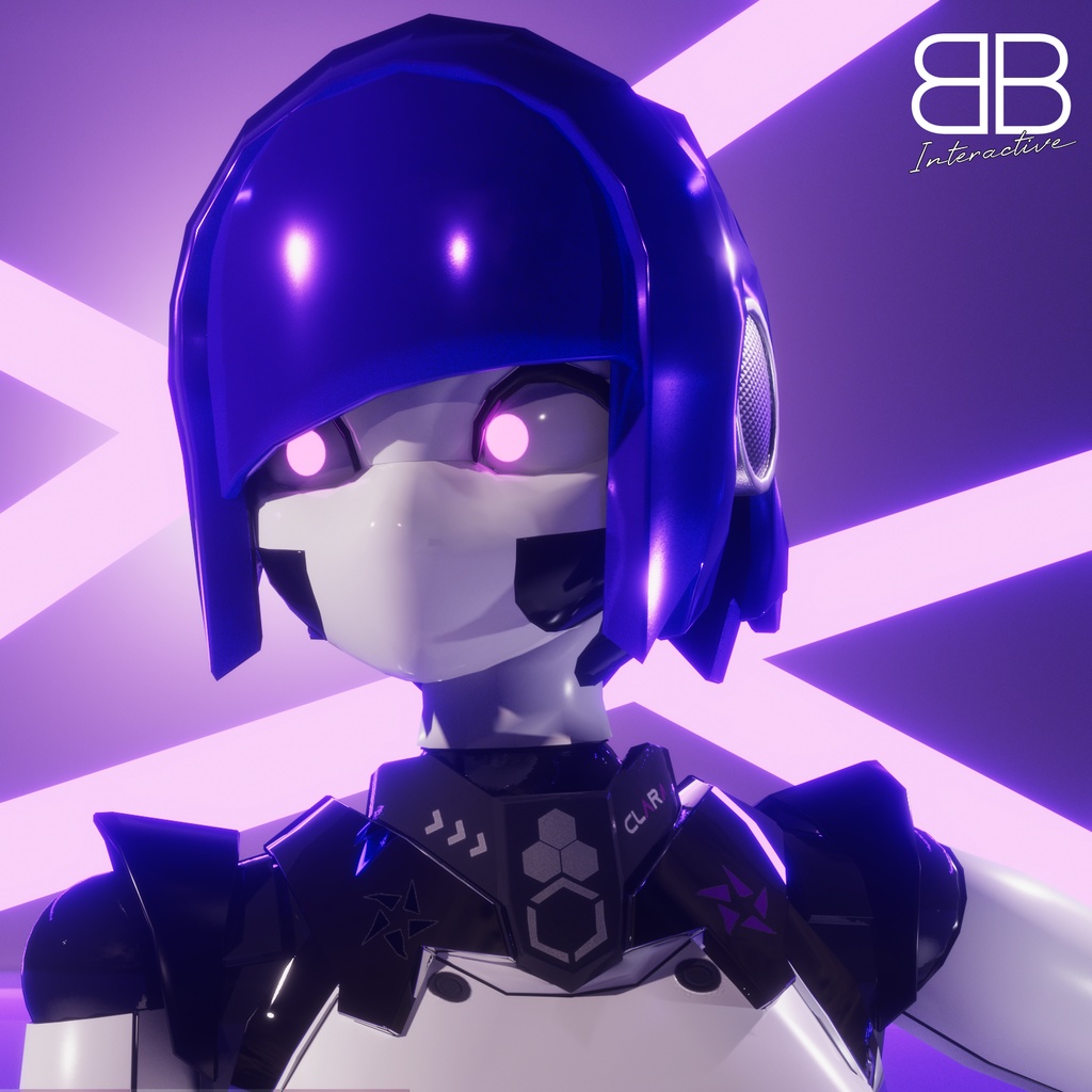 [Original 3D Model] CLARA Remastered Robot Girl VRChat Avatar FREE ...