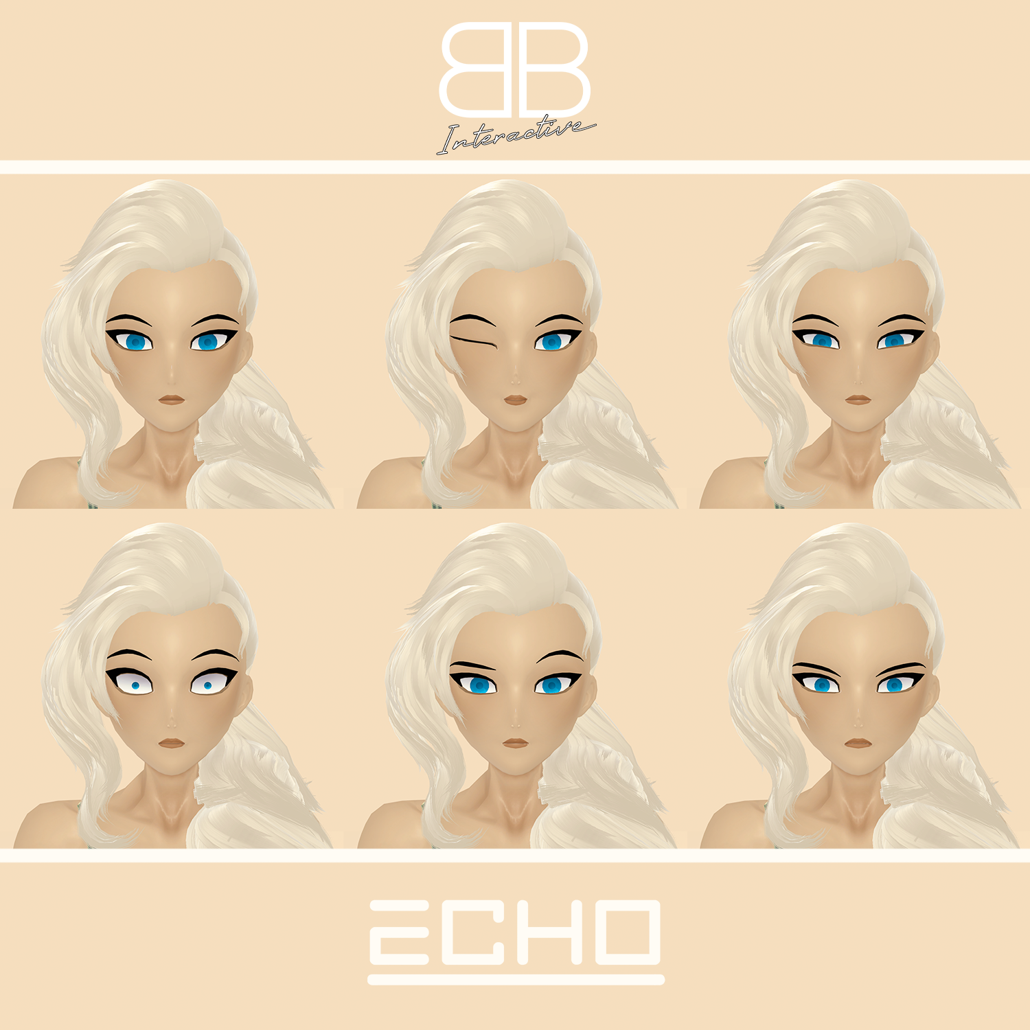 [Original 3D Model] ECHO Fit Muscular Female VRChat Base Model + Avatar ...