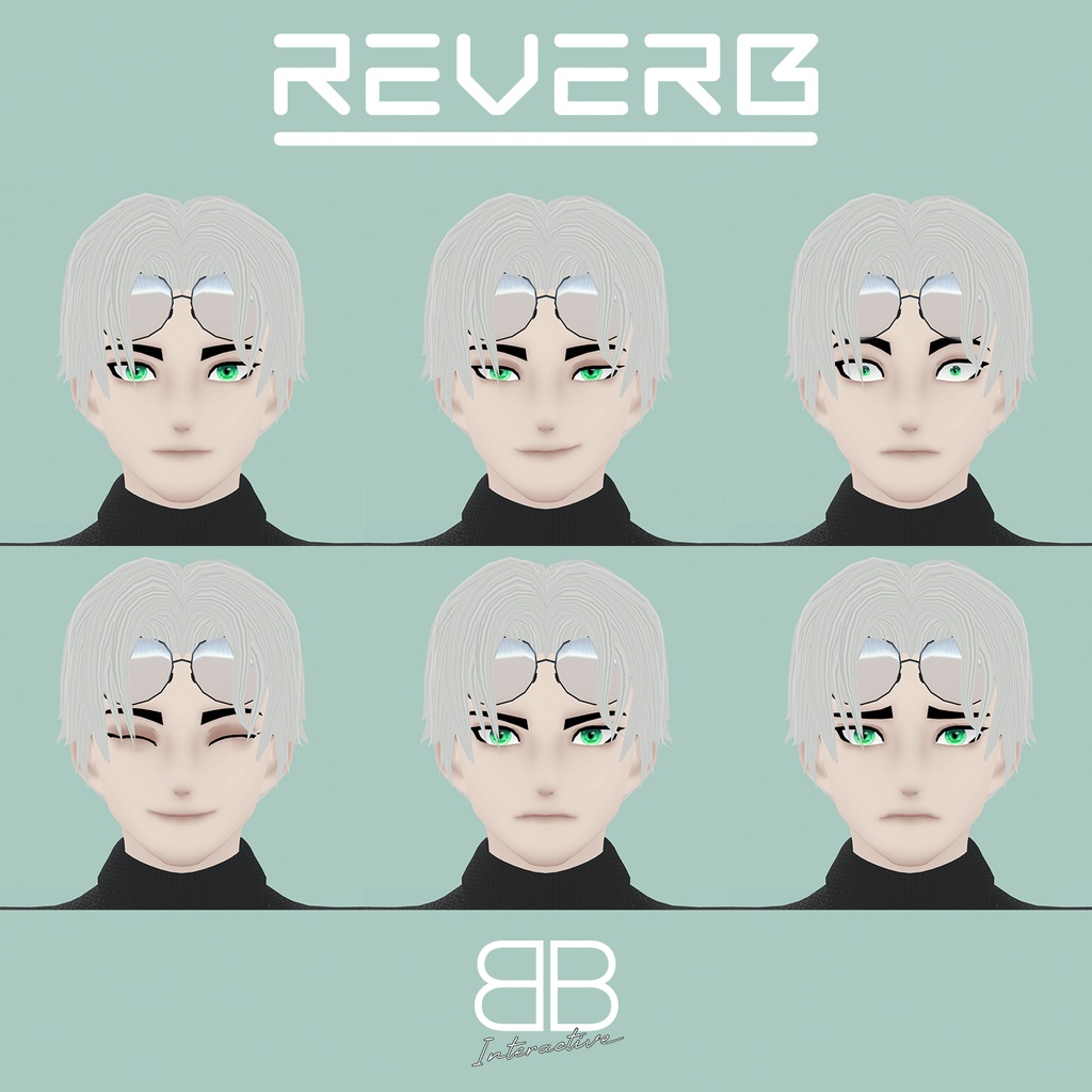 [Original 3D Model] REVERB Male VRChat Base Model + Avatar - Battle ...