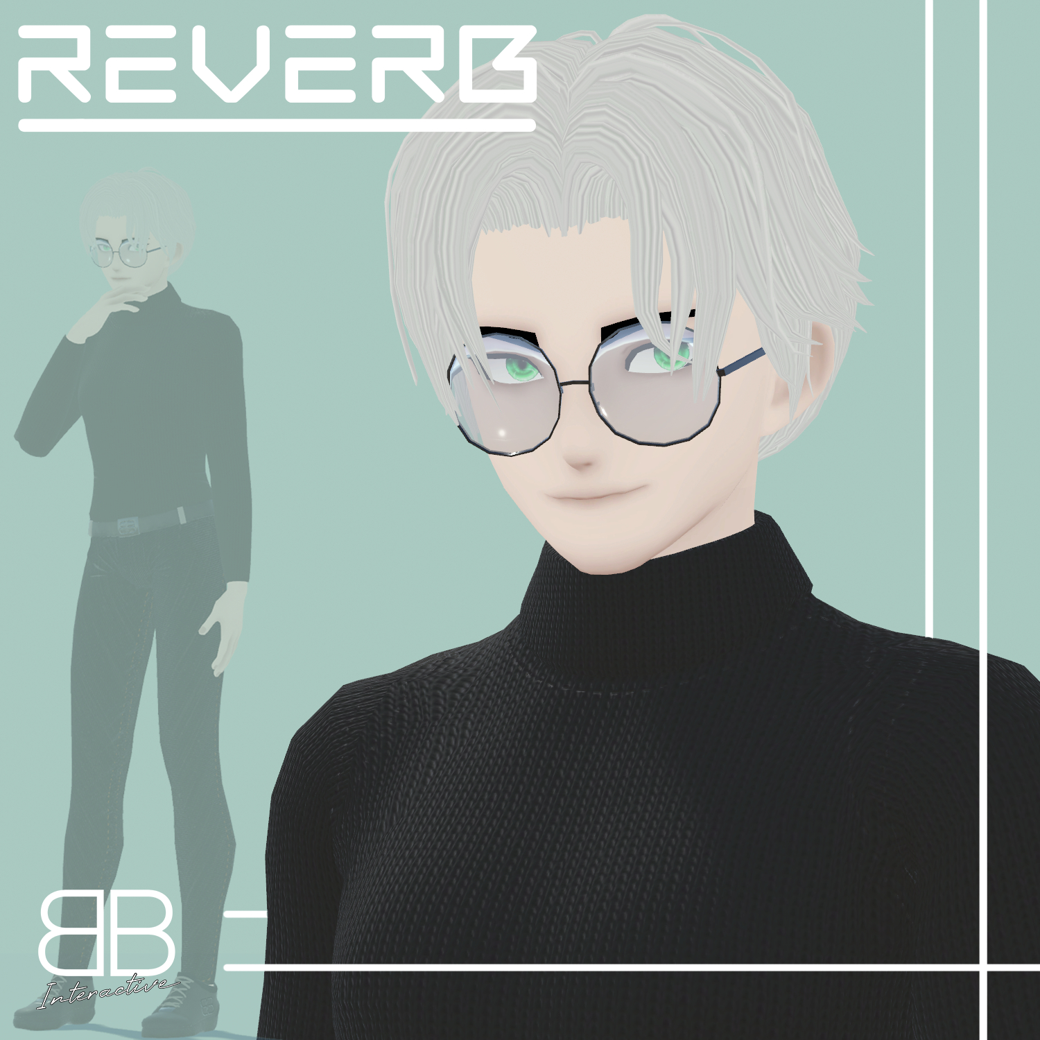 [Original 3D Model] REVERB Male VRChat Base Model + Avatar - Battle ...