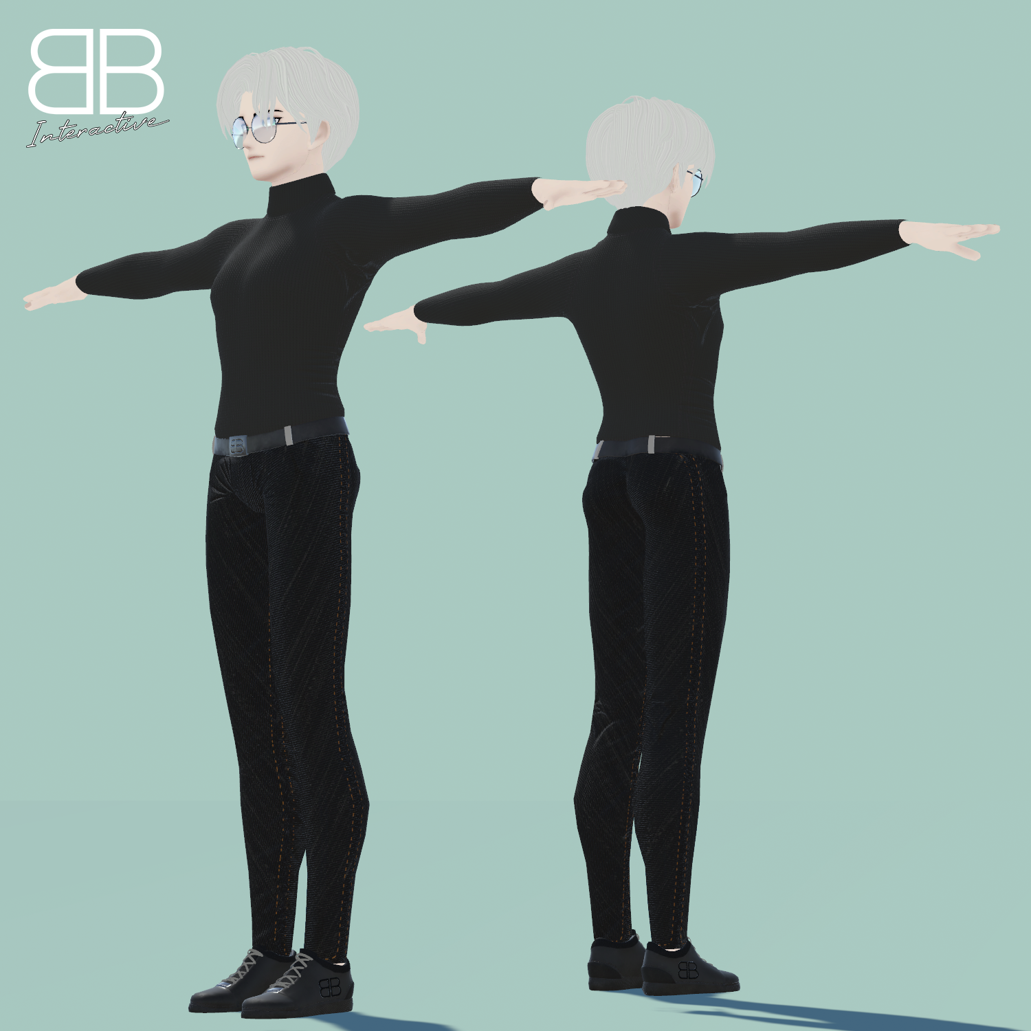 [Original 3D Model] REVERB Male VRChat Base Model + Avatar - Battle ...