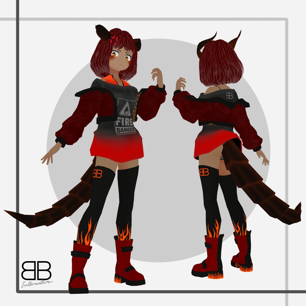 [Original 3D Model] IO Kemono VRChat Avatar Collection + Base Model ...