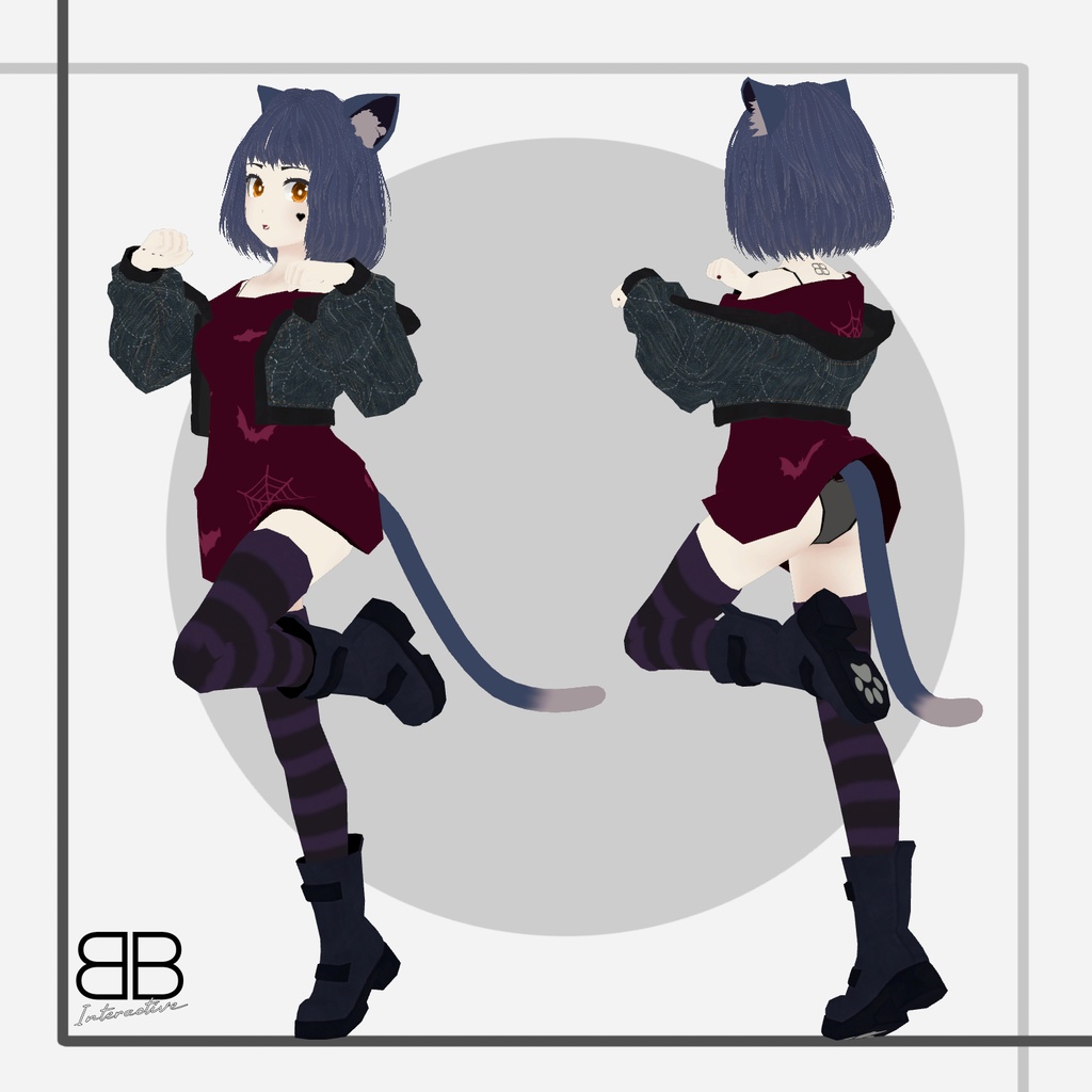 [Original 3D Model] IO Kemono VRChat Avatar Collection + Base Model ...