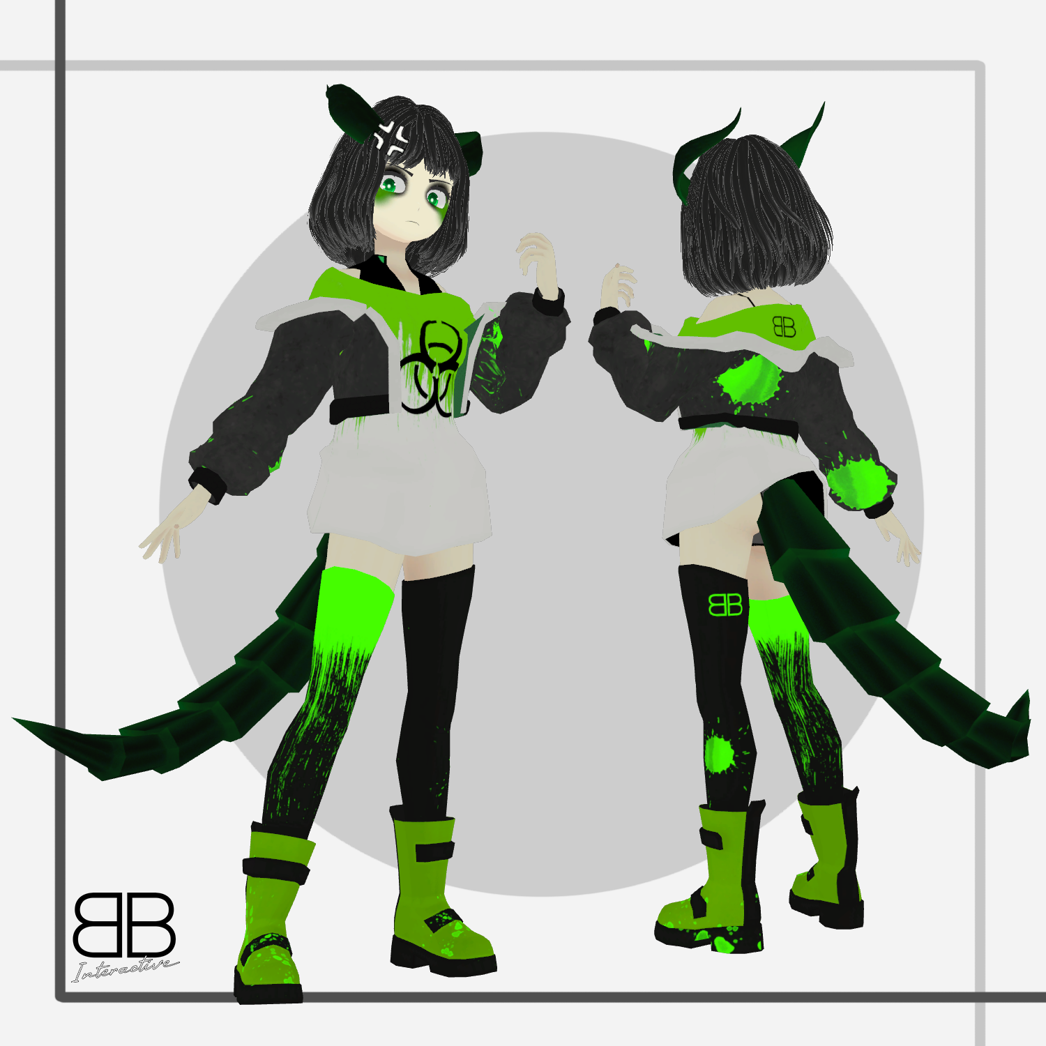 [Original 3D Model] IO Kemono VRChat Avatar Collection + Base Model ...