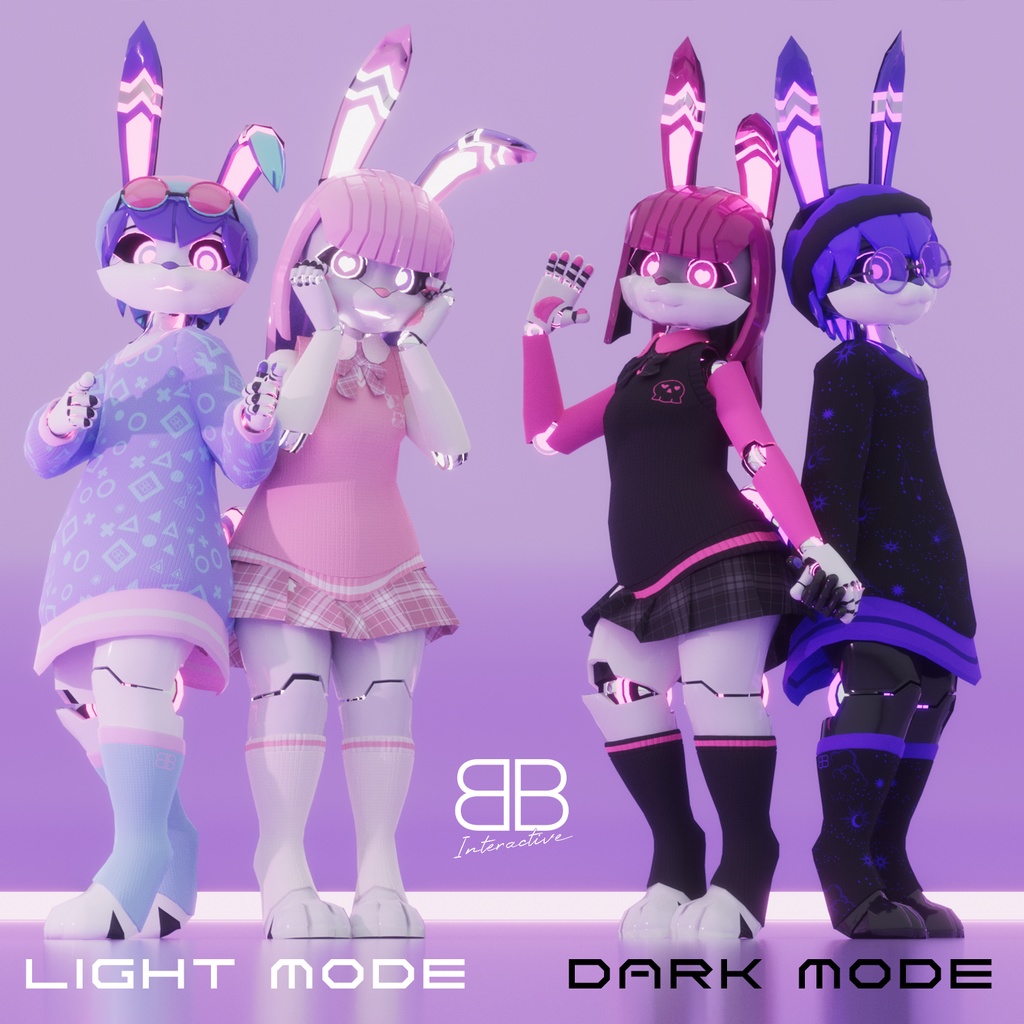 [Original 3D Model] USAGI VRChat Base + Avatars || PC + Quest - Battle ...