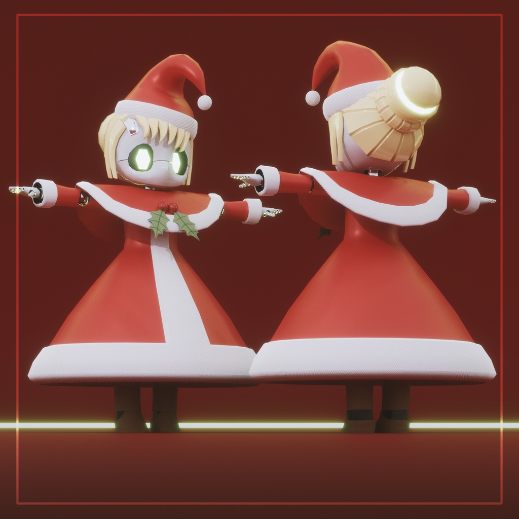 [Original 3D Model] M1N1-3 VRChat Avatar Bundle - Battle Bunny Mods - BOOTH