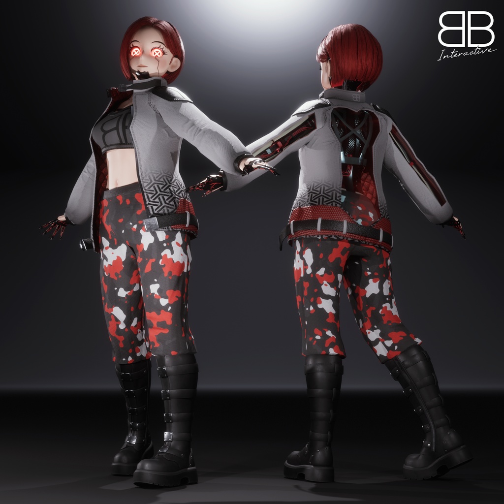 [Original 3D Model] Pandora Avatar for VRChat - Battle Bunny Mods - BOOTH