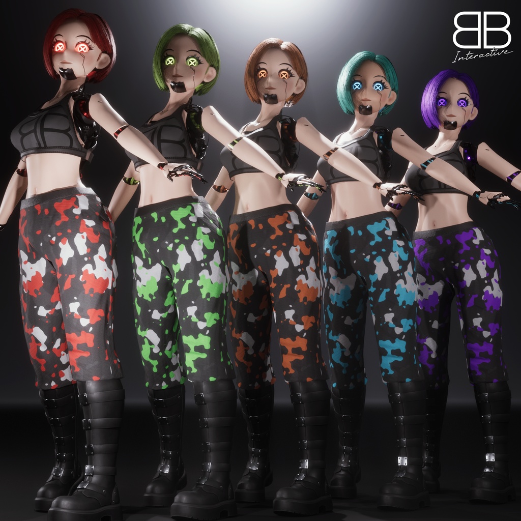 [Original 3D Model] Pandora Avatar for VRChat - Battle Bunny Mods - BOOTH