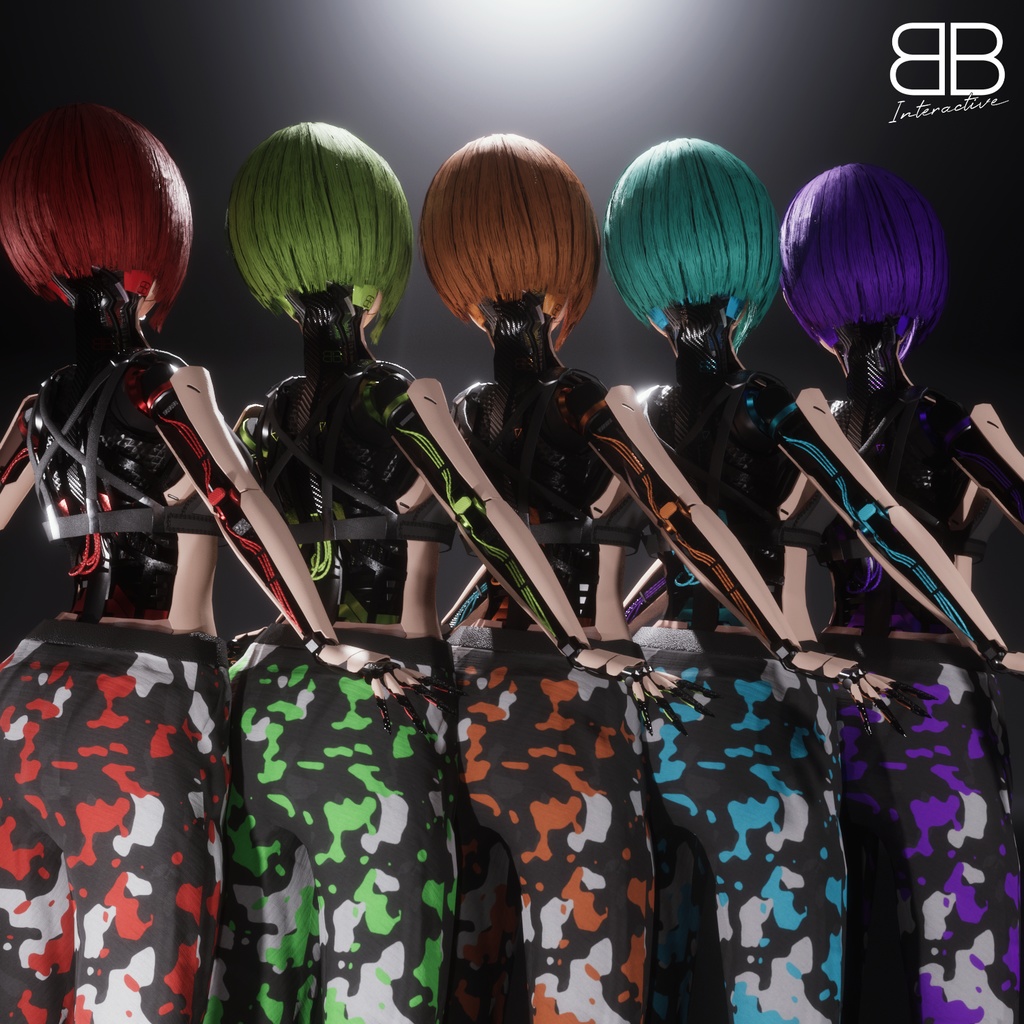 [Original 3D Model] Pandora Avatar for VRChat - Battle Bunny Mods - BOOTH