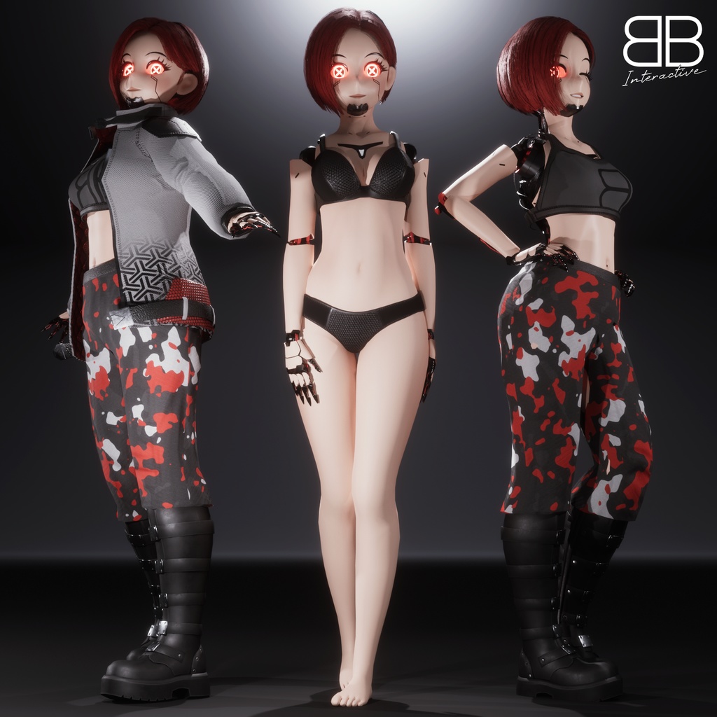 [Original 3D Model] Pandora Avatar for VRChat - Battle Bunny Mods - BOOTH