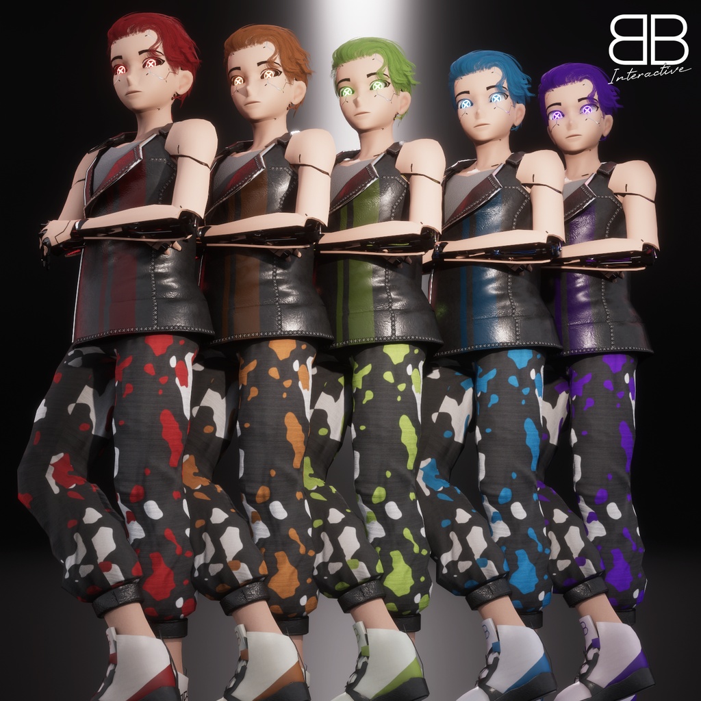 [Original 3D Model] Heracles Avatar for VRChat - Battle Bunny Mods - BOOTH