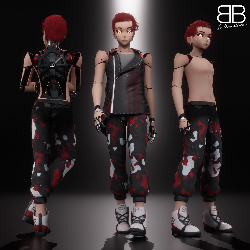 [Original 3D Model] Heracles Avatar for VRChat - Battle Bunny Mods - BOOTH