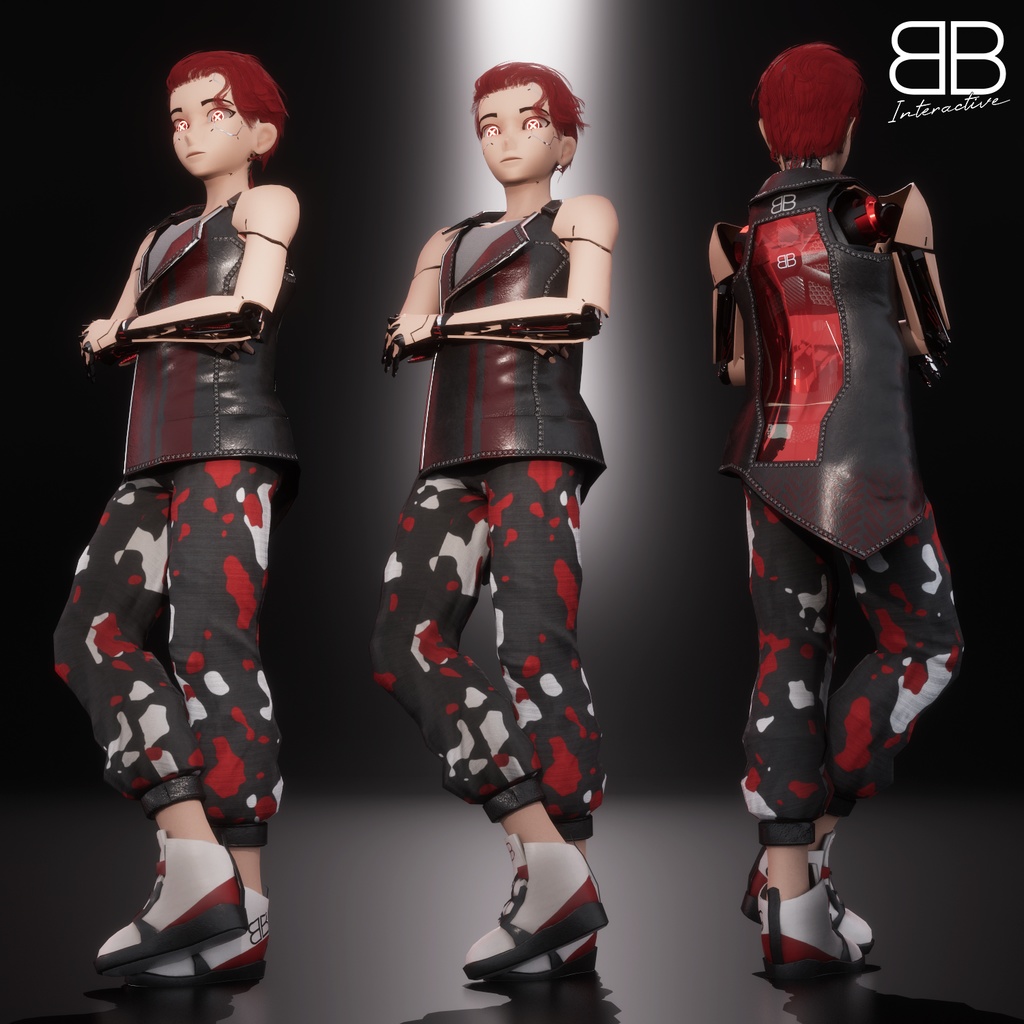 [Original 3D Model] Heracles Avatar for VRChat - Battle Bunny Mods - BOOTH