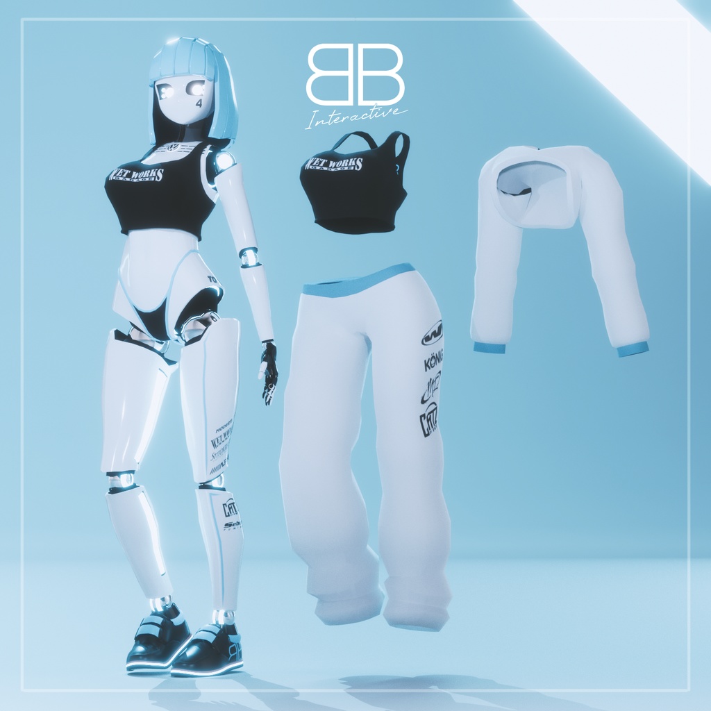 [Original 3D Model] Street Legends Jessie VRChat Avatar - Battle Bunny ...