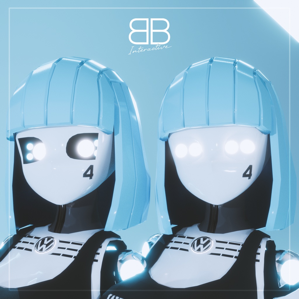 [Original 3D Model] Street Legends Jessie VRChat Avatar - Battle Bunny ...