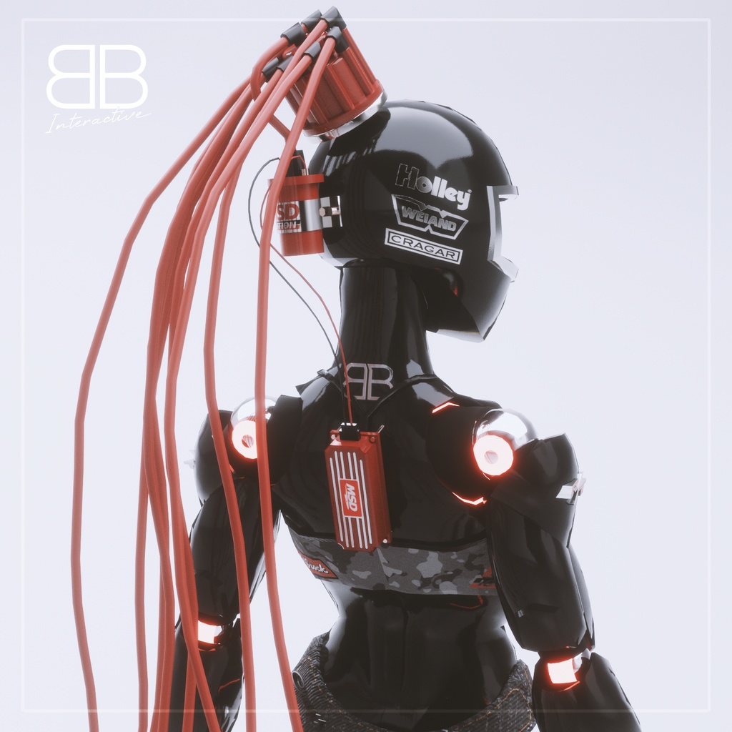 [Original 3D Model] Street Legends Arty VRChat Avatar - Battle Bunny ...